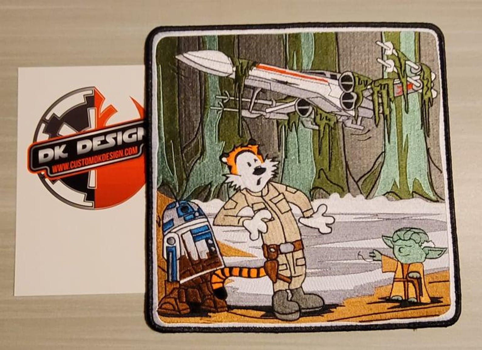 Calvin and Hobbes Star Wars MEGA (x-wing) Patch - Etsy