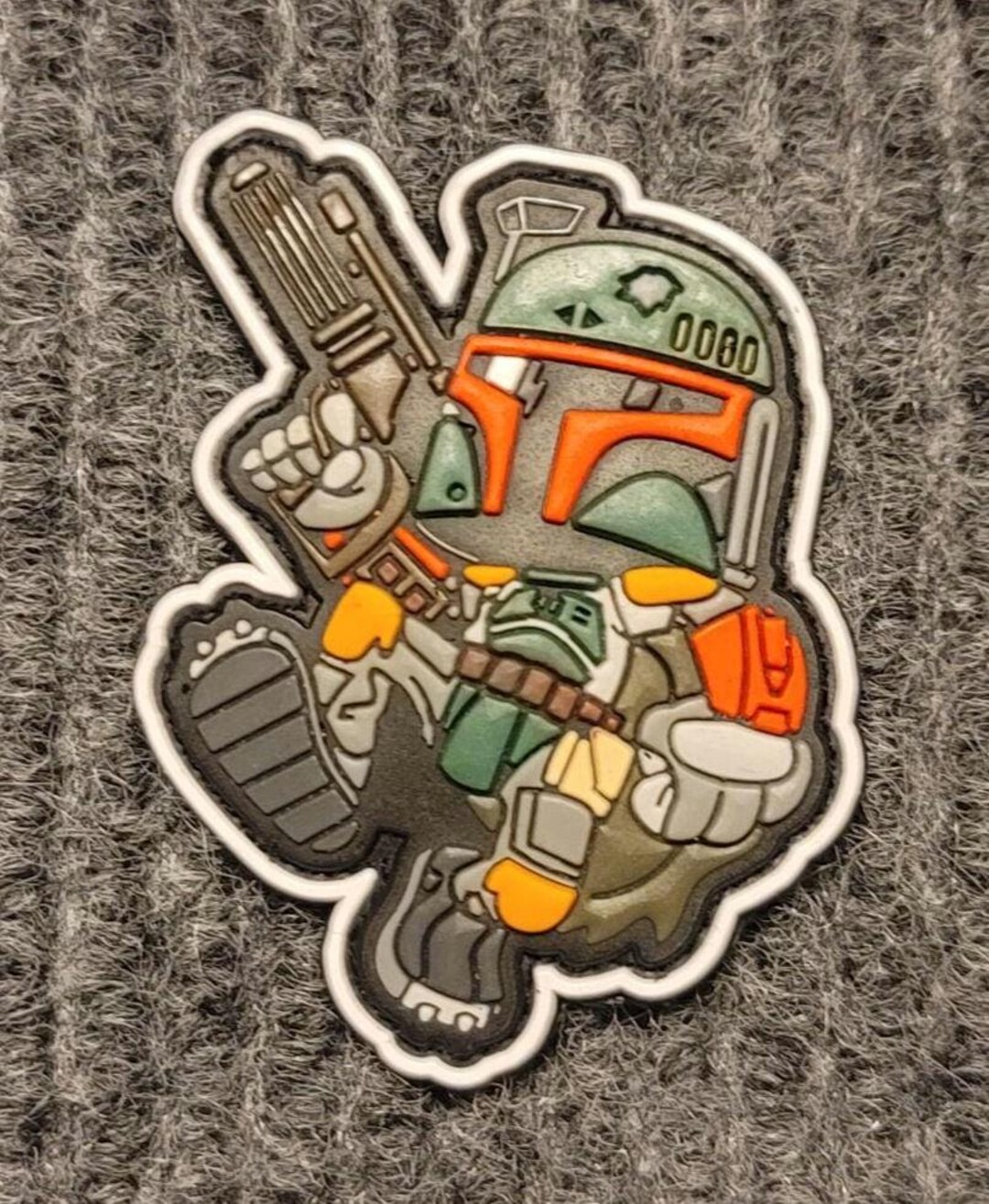 Star Wars Boba Fett Action PVC Patch - Etsy