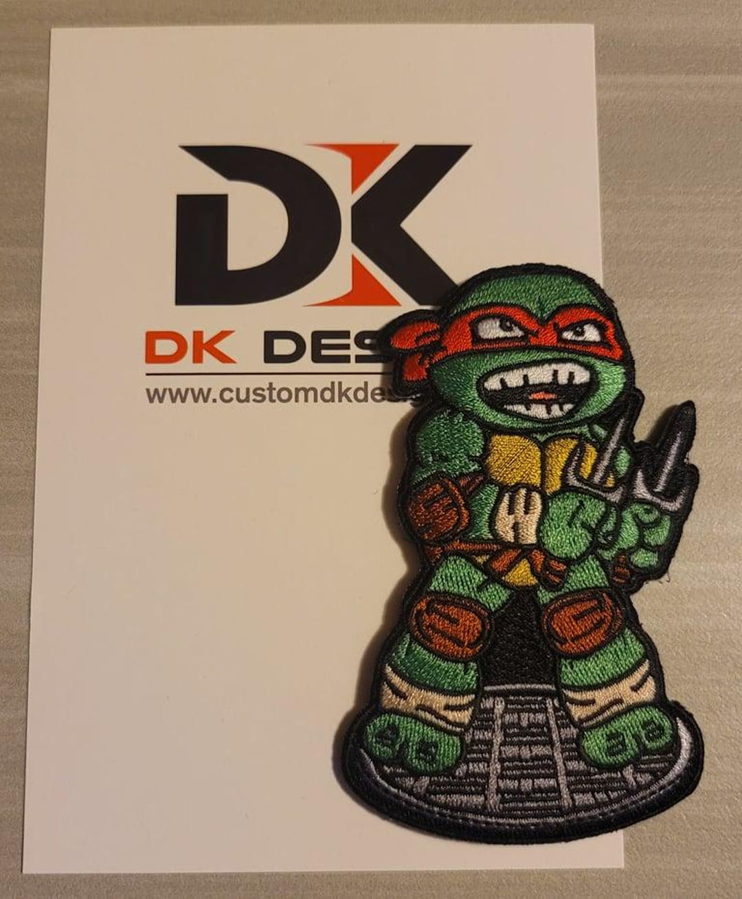 TMNT Raphael Turtles Patch - Etsy