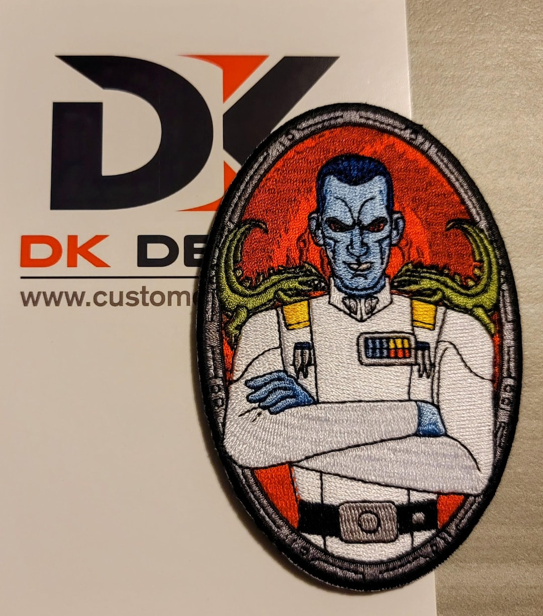 Star Wars Thrawn Oval Patch - Etsy