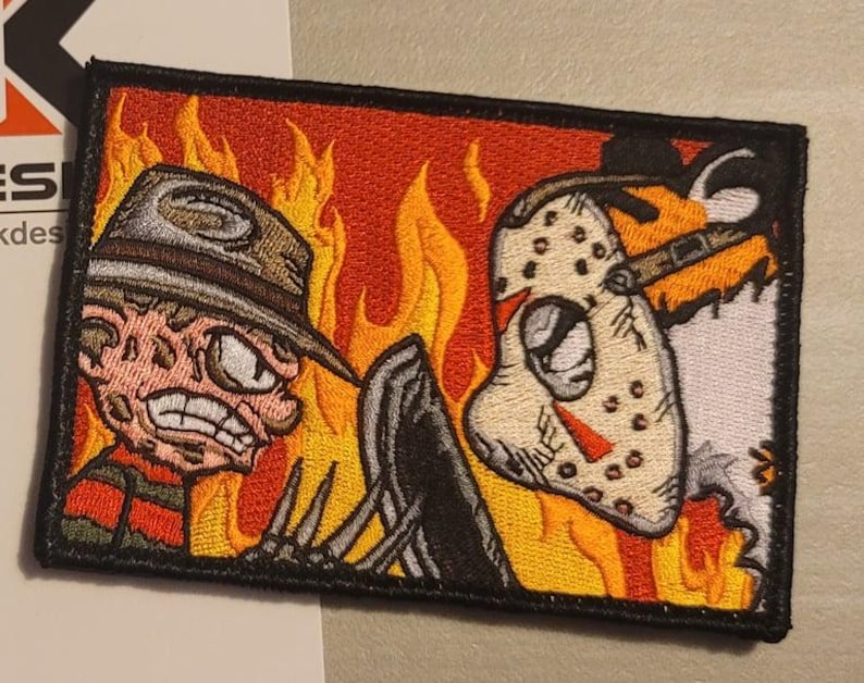 Calvin and Hobbes (freddy Vs. Jason) Patch - Etsy