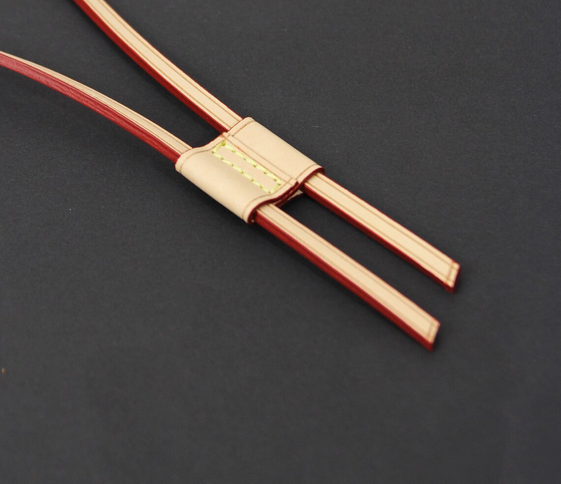 Handcrafted Vachetta Leather String Slide String Keeper - Etsy