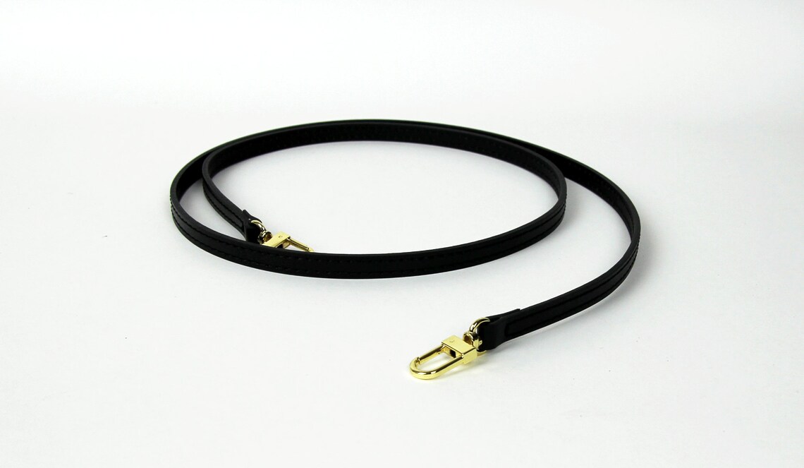 Black Leather Strap 120x1 Cm Long Cross Body Strap Replacement - Etsy