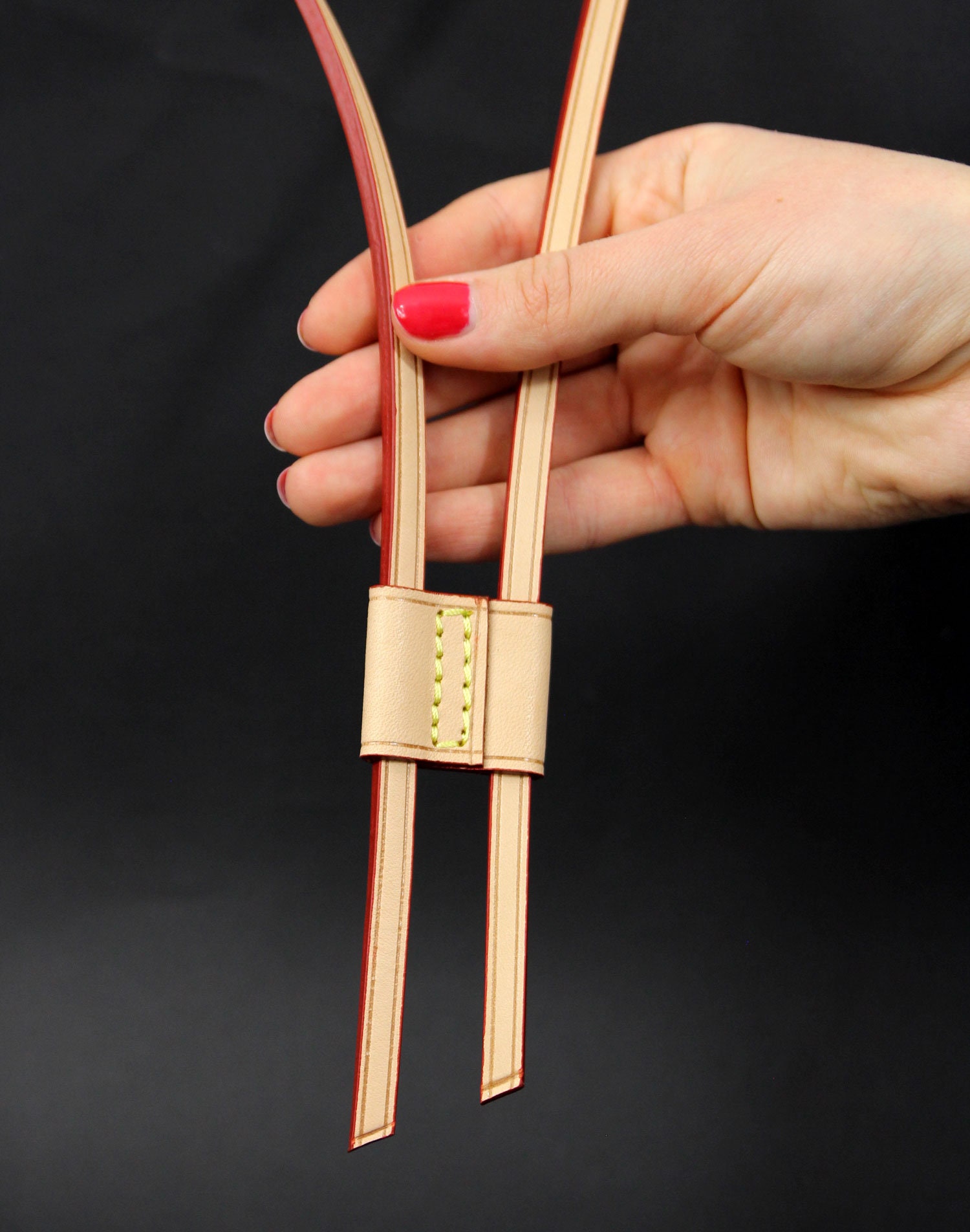 Handcrafted Vachetta Leather String Slide String Keeper Replacement for ...