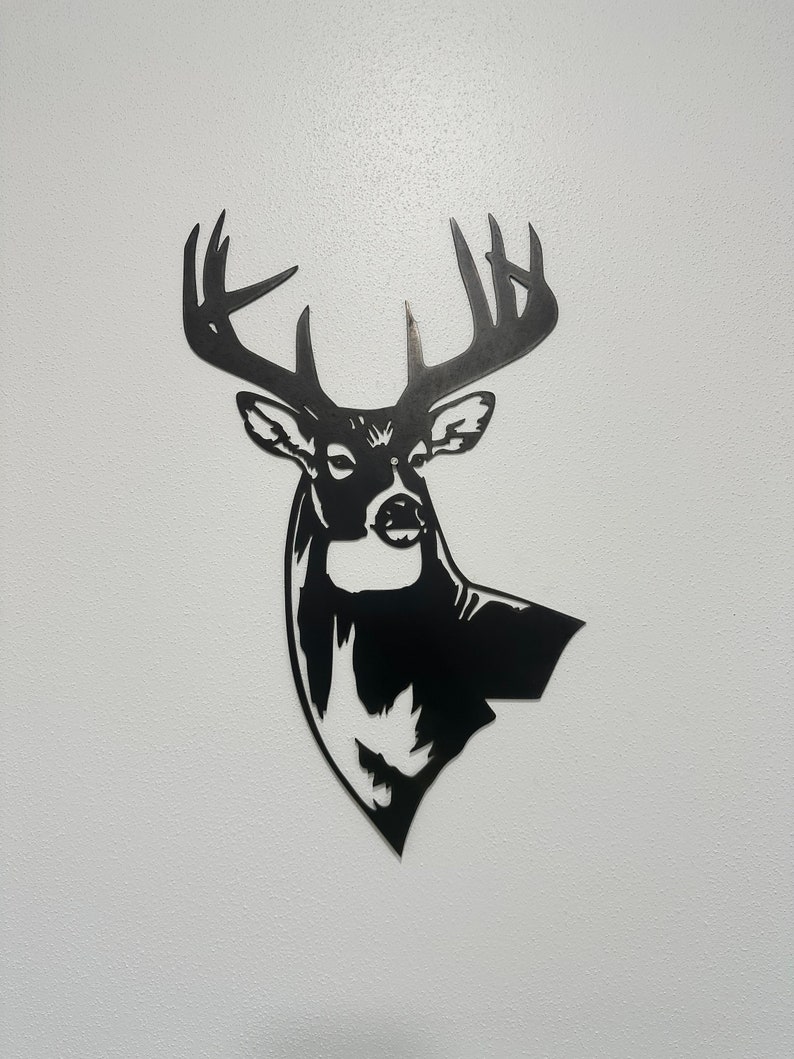 Metal Buck Wall Art - Gift for Deer Lovers - Etsy