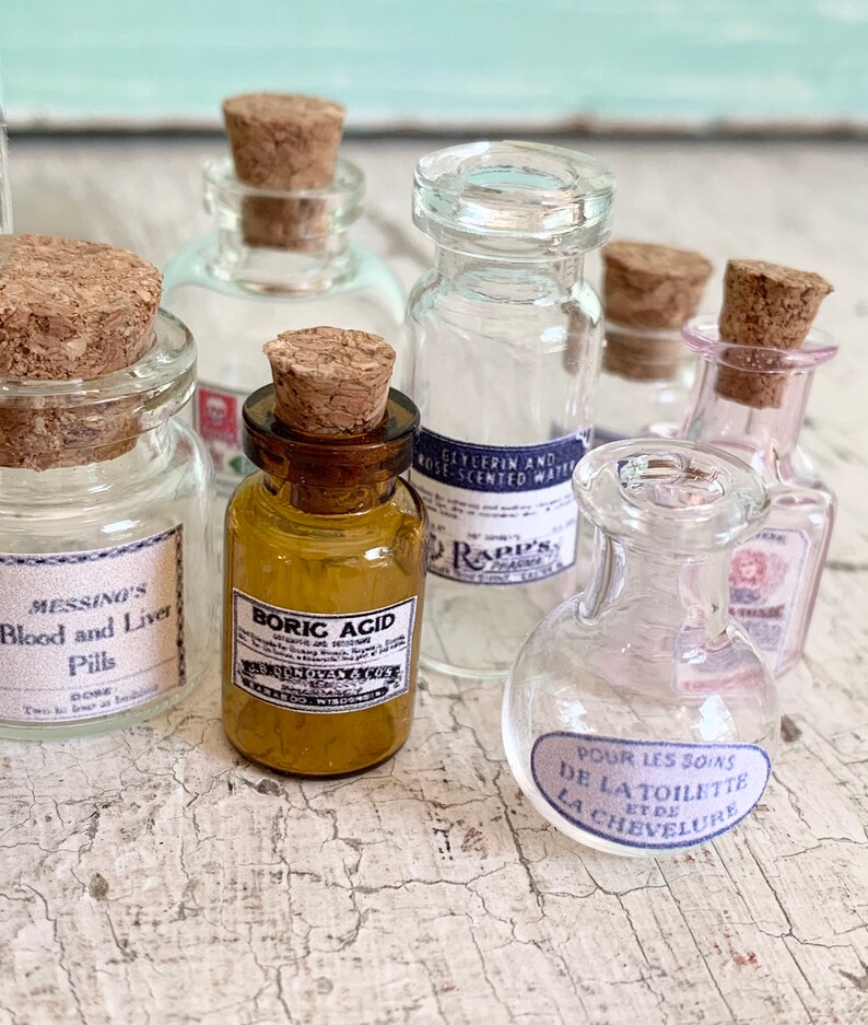 Printable Miniature Labels Vintage Pharmacy and Medicine | Etsy