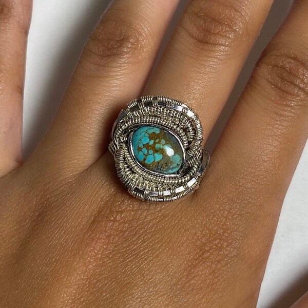 Wire Wrapped Ring - Etsy