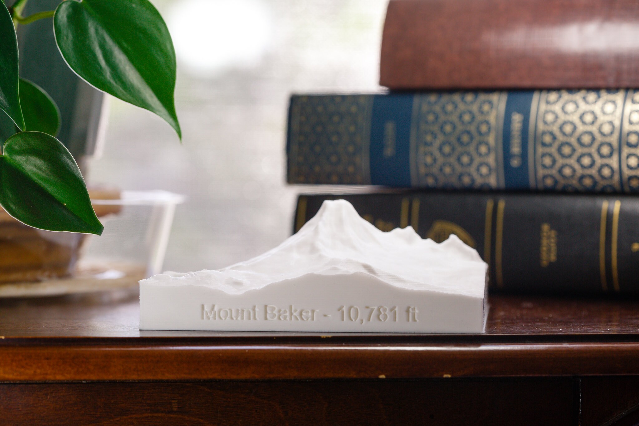 Mount Baker 3D Model Mountain Gift for Hikers Skiers Desk | Etsy