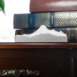 Mount Baker 3D Model Mountain Gift for Hikers, Skiers Desk Accessory - Etsy