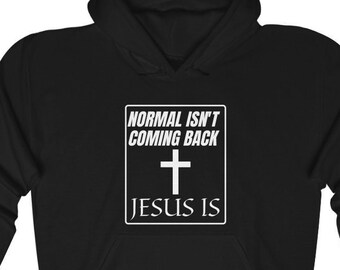 Normal Isn't Coming Back Jesus is Bumper Sticker - Etsy