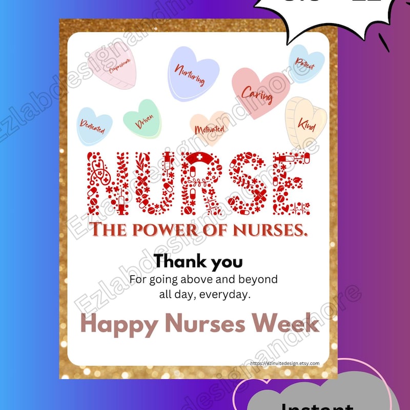 Nurses Week Banner 2026 - Etsy