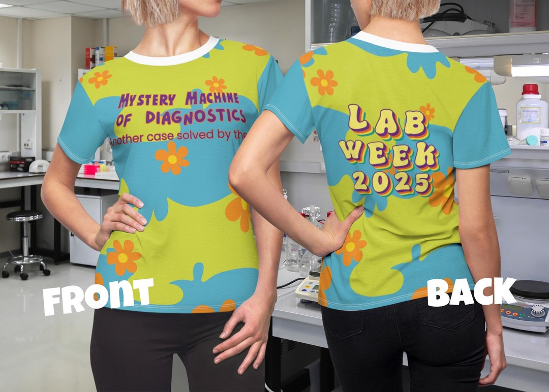 Women's Tee for Lab Week 2025, Mystery Machine Ofdiagnostics Tshirt ...