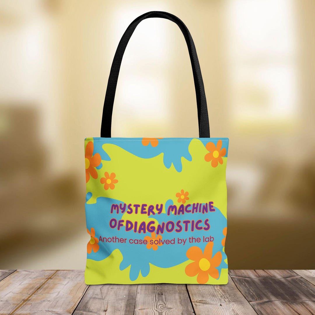 Lab Week 2025 Tote Bag, Mystery Machine of Diagnostics Themed Bag, Lab ...