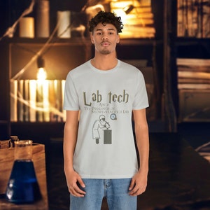 Magic Inspired Med Tech Shirt, Lab Humor, Wizard Lab Tech Shirt, Funny ...