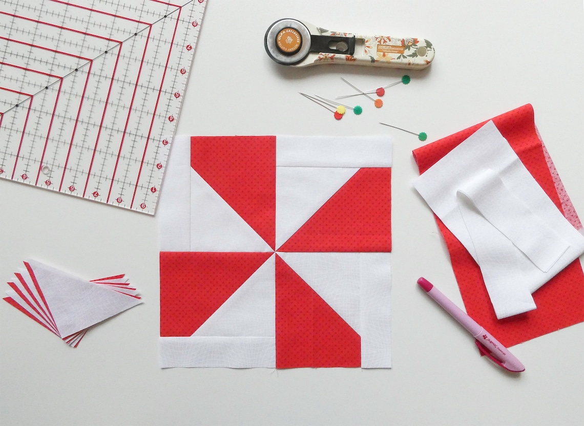 Modern Pinwheel Baby Quilt Pattern PDF Instant Download Easy | Etsy ...