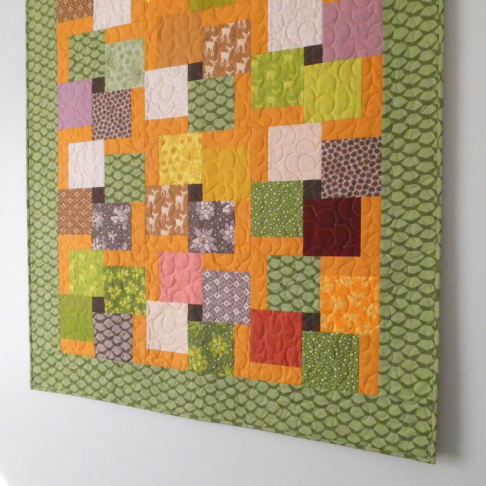 Scrappy Squares PDF Baby Quilt Pattern, Baby/toddler Size, Instant ...