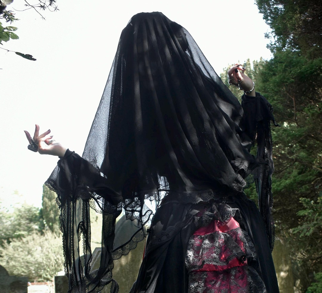 The Spookerveil - Spooky Witchy Goth Veil by Moonmaiden Gothic Clothing ...