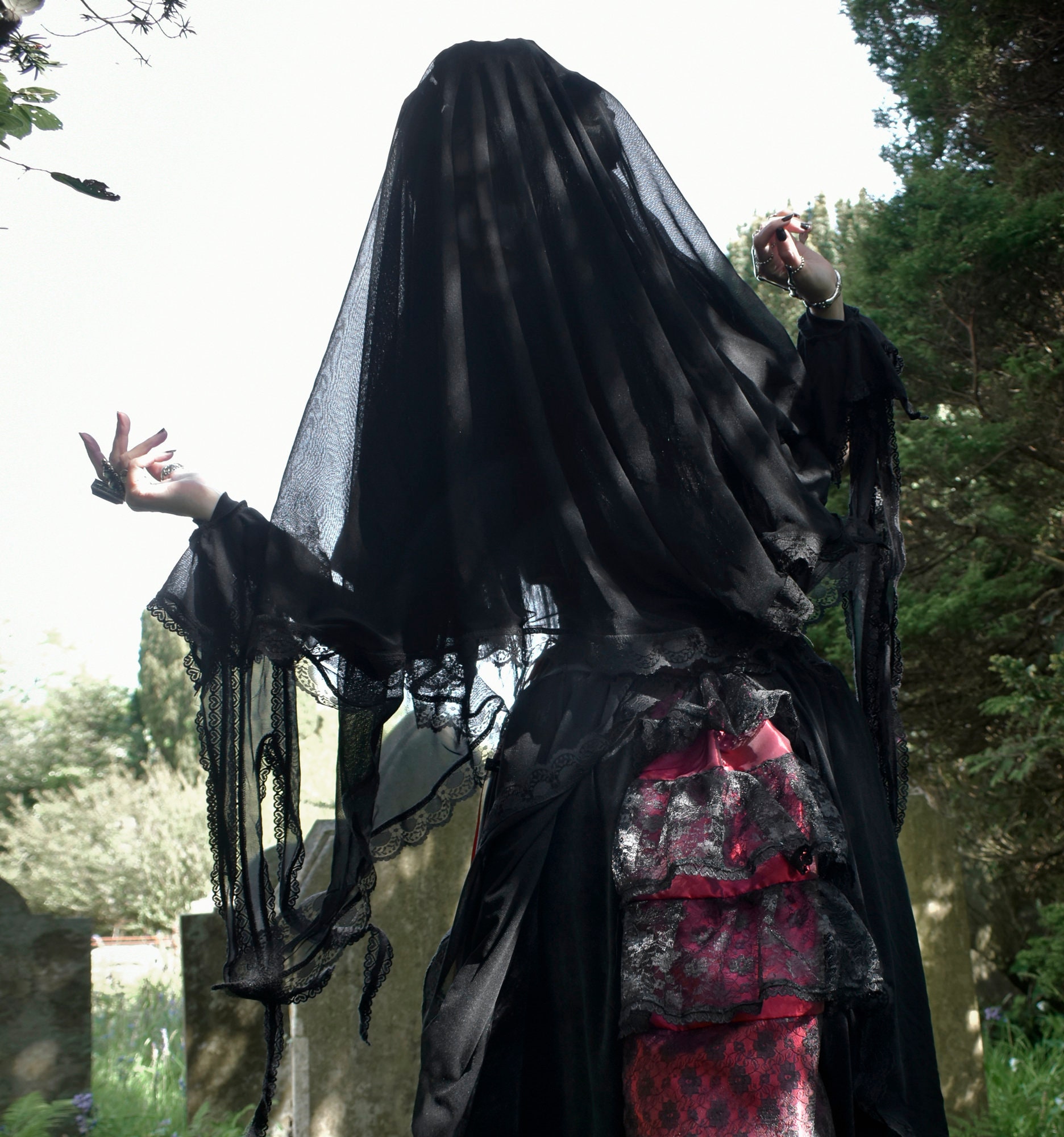 The Spookerveil Spooky Witchy Goth Veil by Moonmaiden Gothic - Etsy