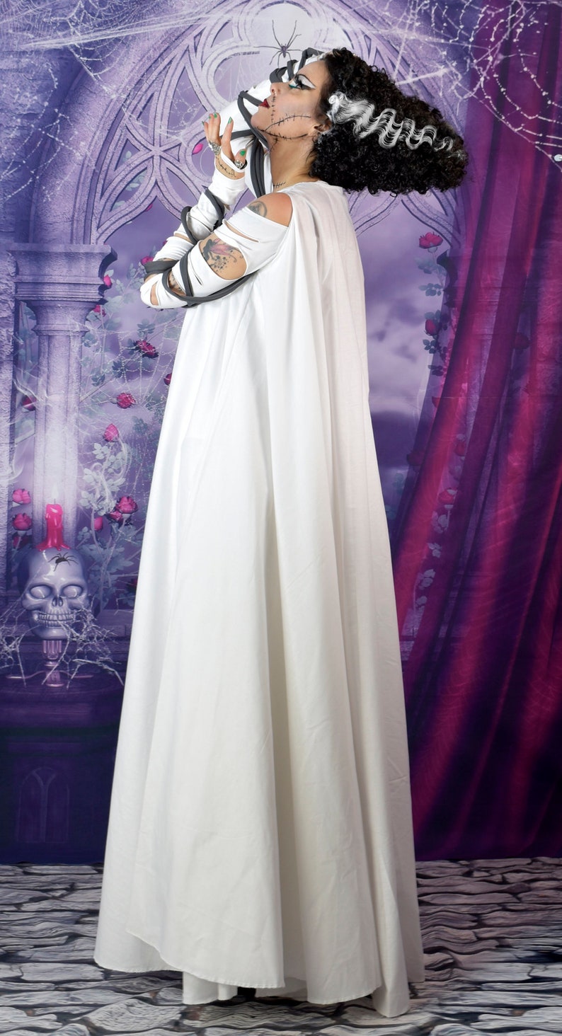 Bride of Frankenstein Costume - Made to Measure - Outerdress and Gloves ...
