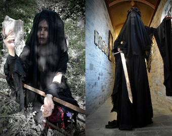 Lace Spookerveil Spooky Witchy Goth Veil by Moonmaiden Gothic Clothing ...