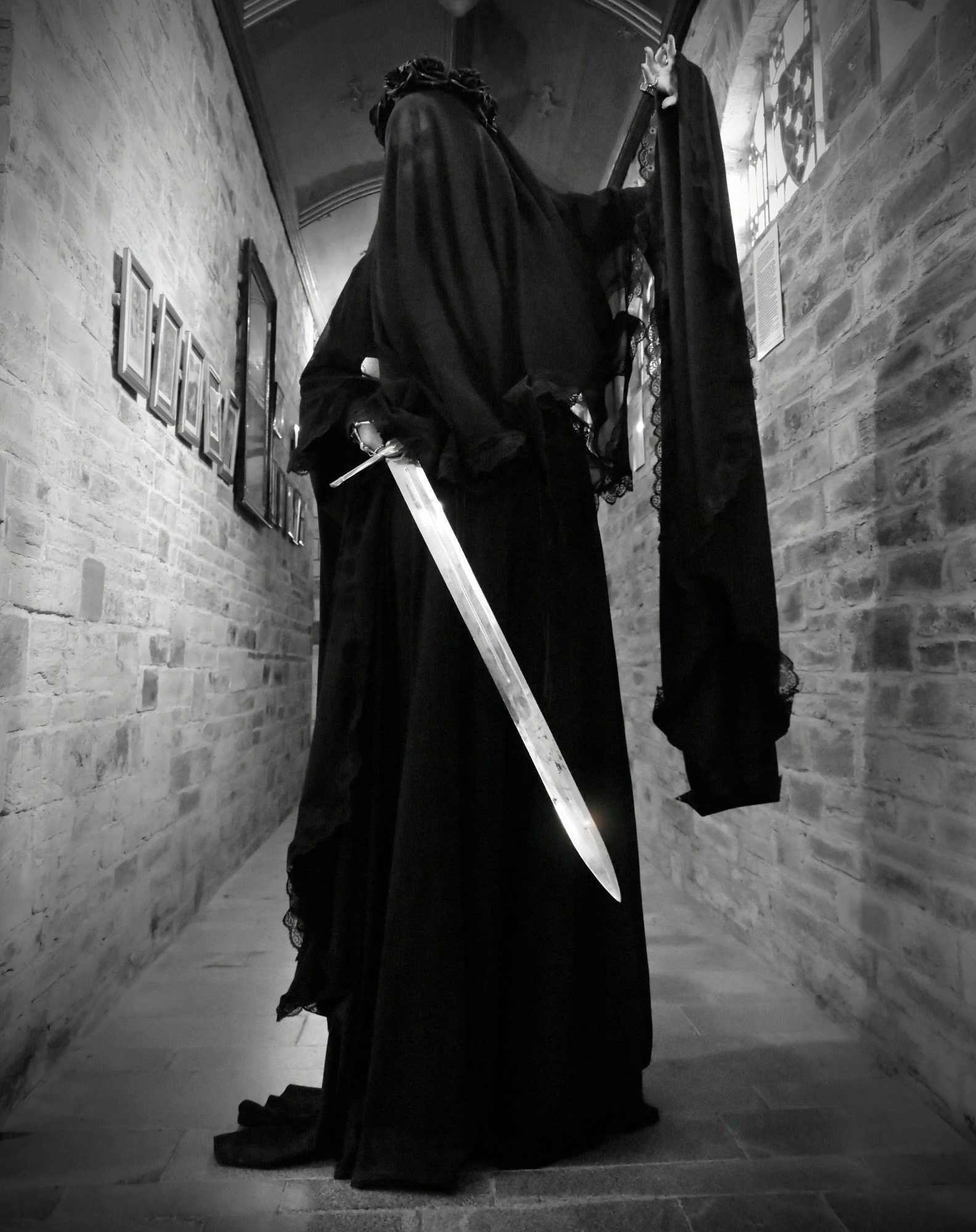 The Spookerveil Spooky Witchy Goth Veil by Moonmaiden Gothic - Etsy