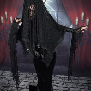 Lace Spookerveil - Spooky Witchy Goth Veil by Moonmaiden Gothic ...