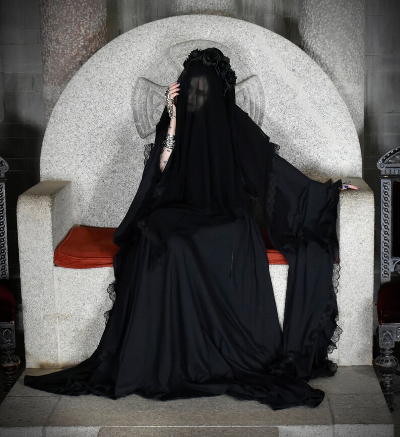 The Spookerveil Spooky Witchy Goth Veil by Moonmaiden Gothic - Etsy