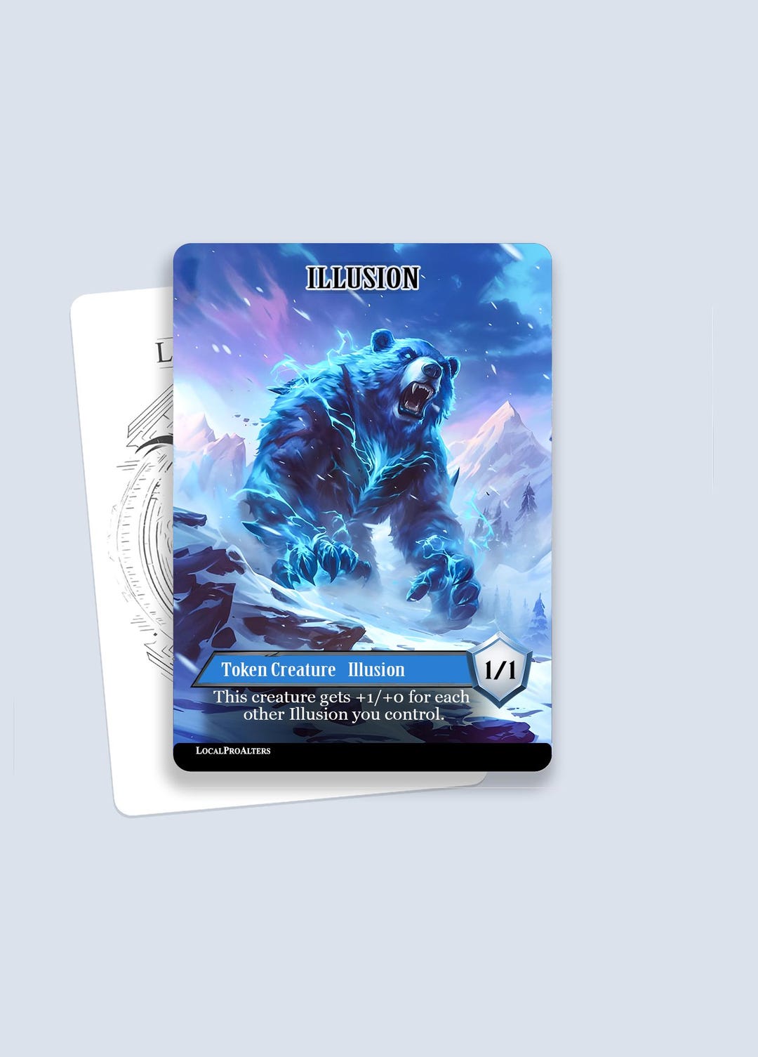 Illusion Token #1 - Magic Custom Tokens for MTG - Etsy