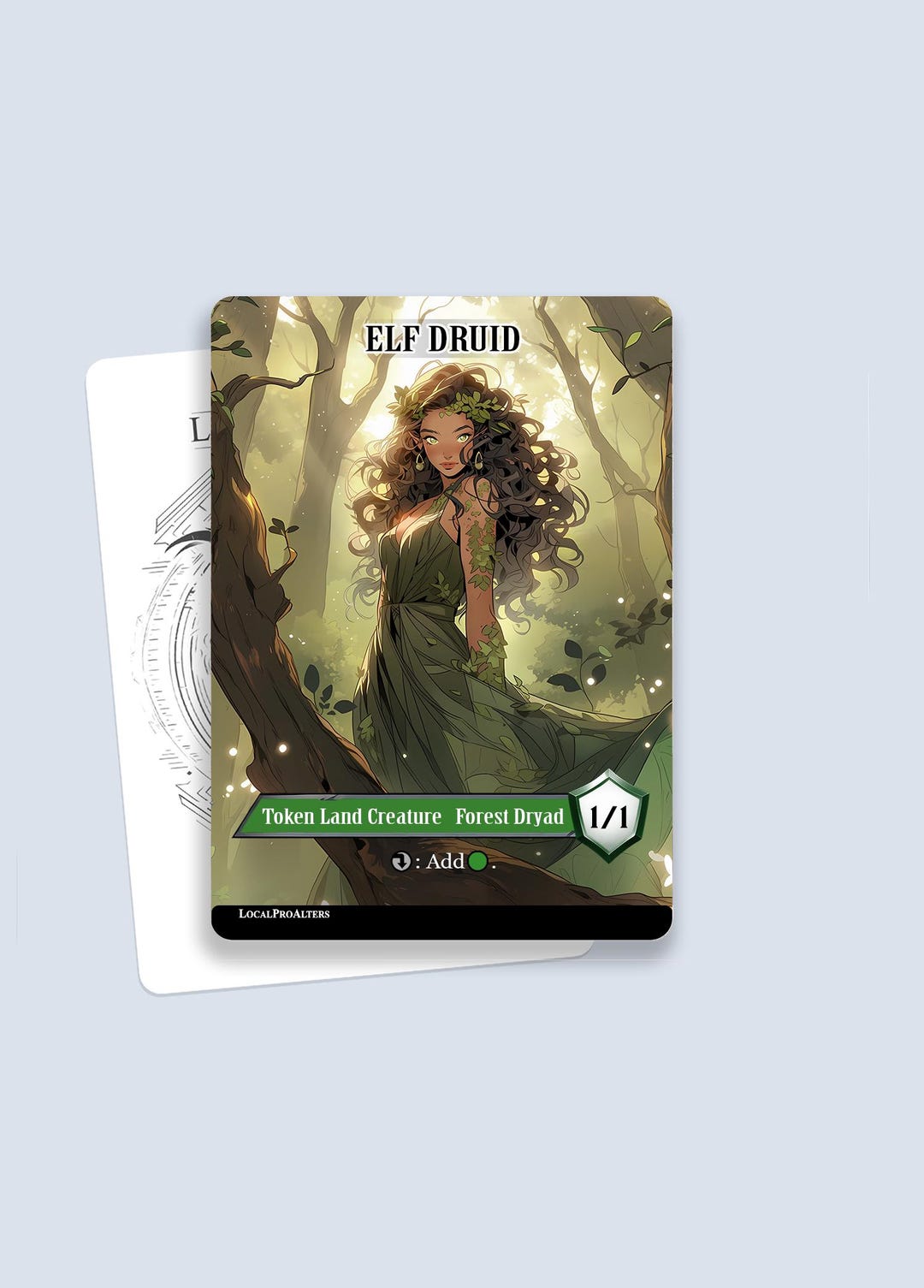 Forest Dryad Token #1 - Magic Custom Tokens for MTG - Etsy