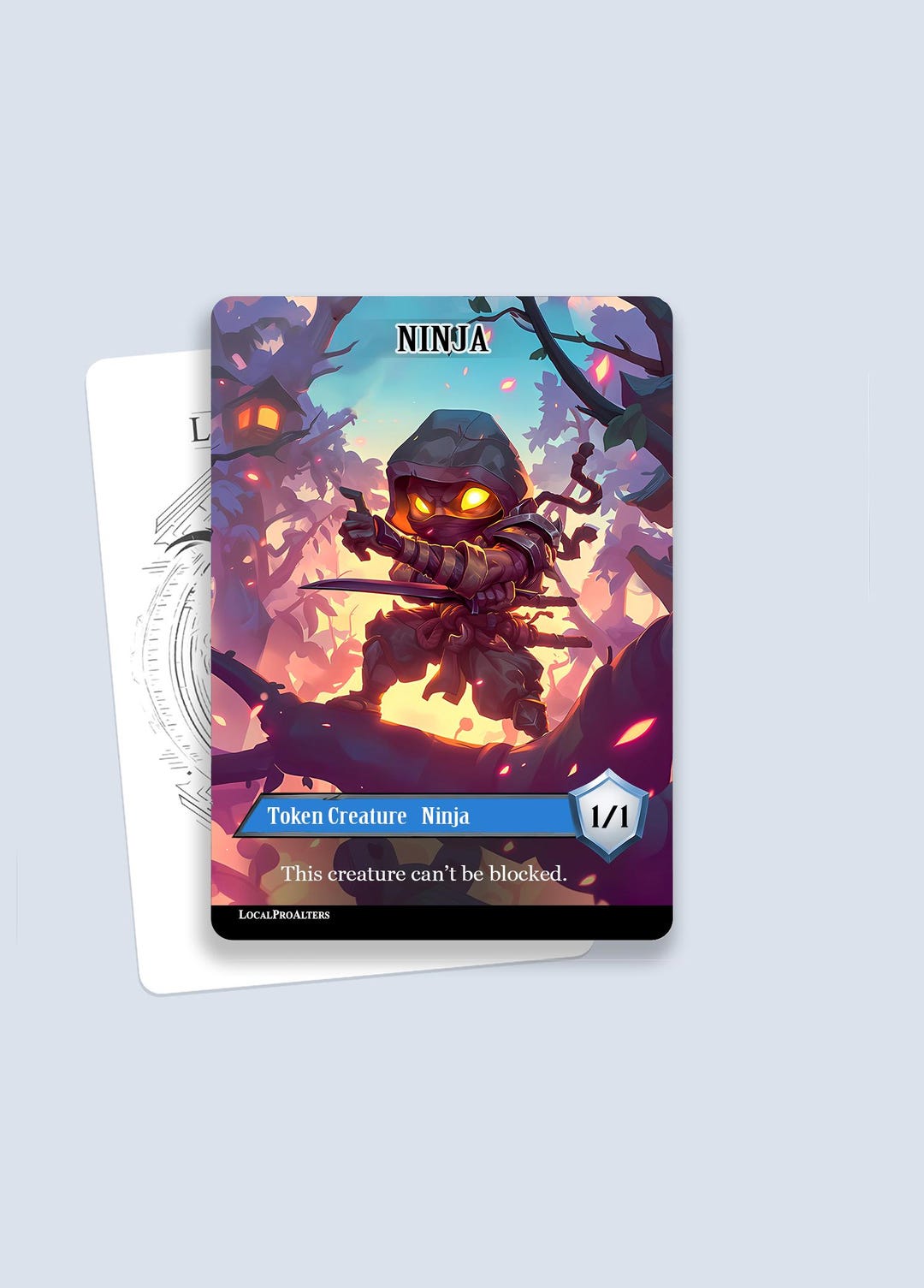 Ninja Token #1 - Magic Custom Tokens for MTG - Etsy