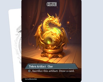 Elf Druid Token 1 Magic Custom Tokens for MTG - Etsy