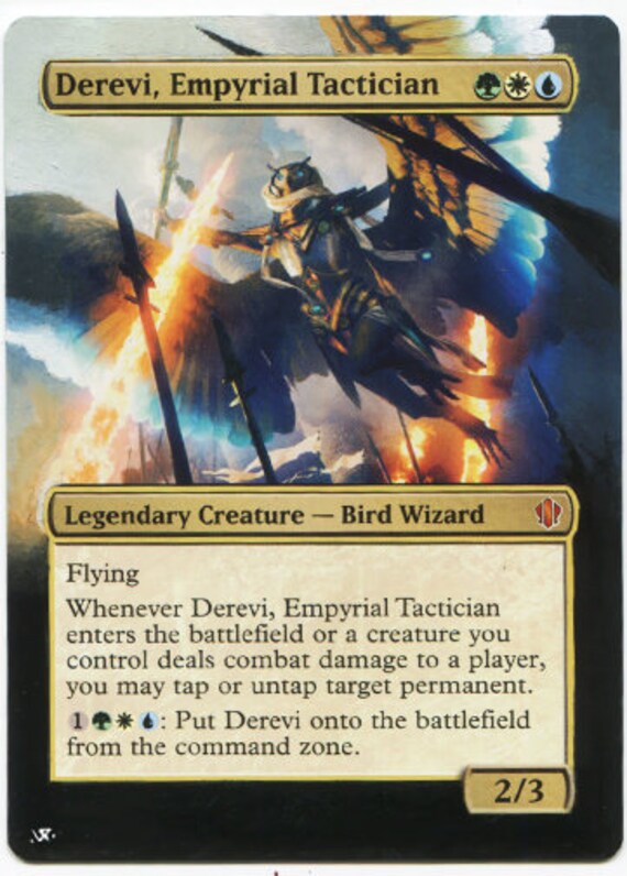Mtg Altered Art Card-derevi Empyrial Tactician - Etsy