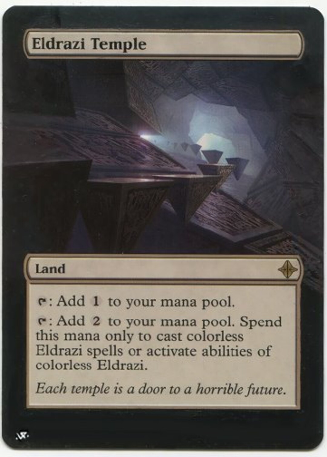 Mtg Altered Art Card Eldrazi Temple - Etsy