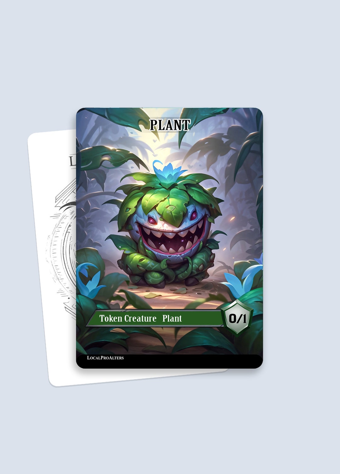 Plant Token #1 - Magic Custom Tokens for MTG - Etsy