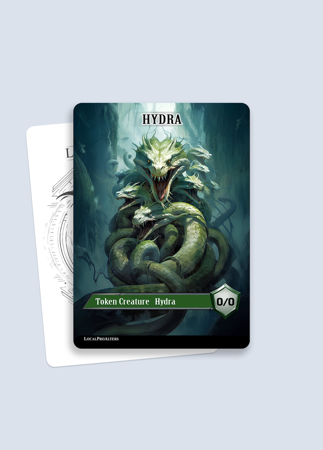 Hydra Token 1 Magic Custom Tokens for MTG - Etsy