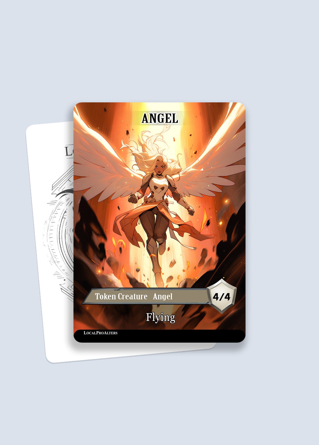 Angel Token #1 - Magic Custom Tokens for MTG - Etsy