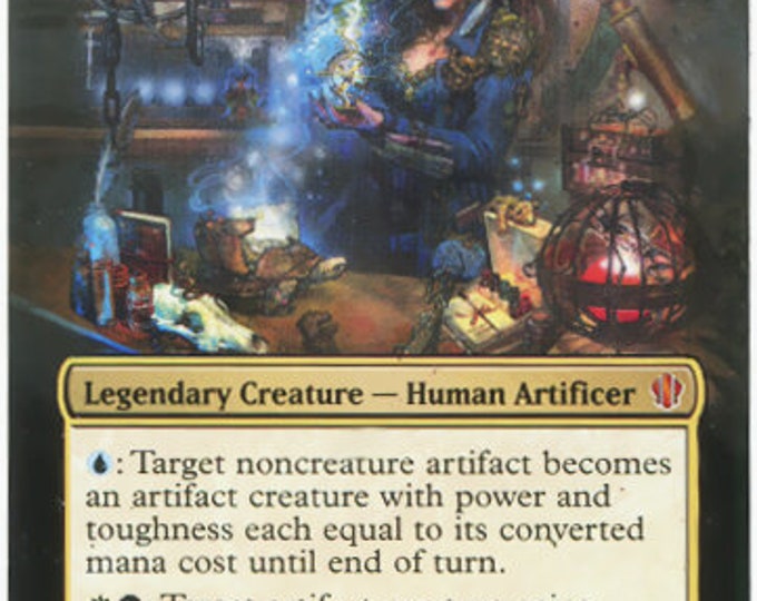 Mtg Altered Art Card-sydri, Galvanic Genius - Etsy