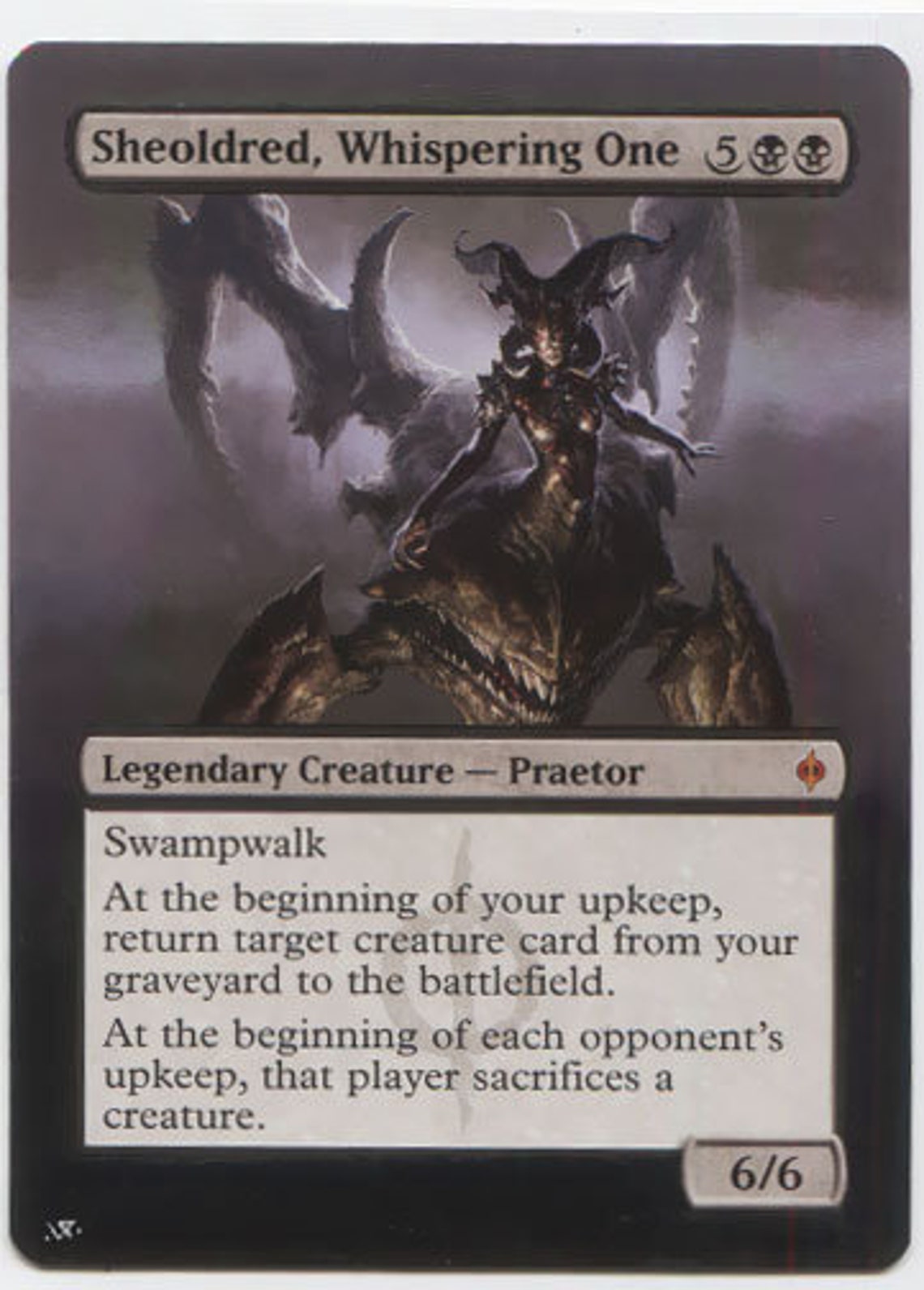 Mtg Altered Art Card-sheoldred, Whispering One - Etsy