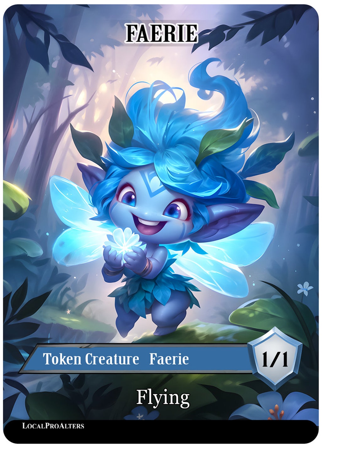 Faerie Token 4 Magic Custom Tokens for MTG - Etsy