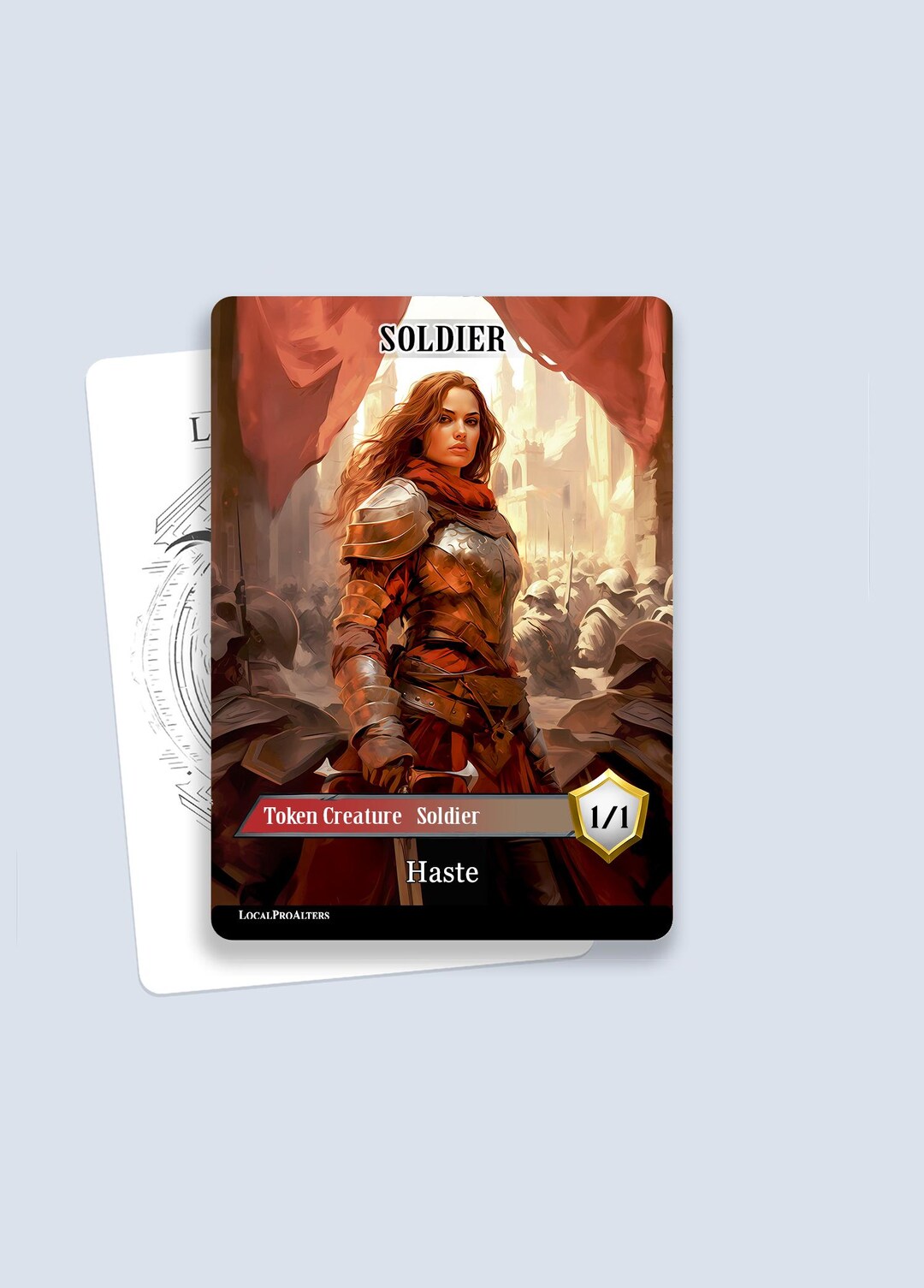 Soldier Token #2 - Magic Custom Tokens for MTG - Etsy