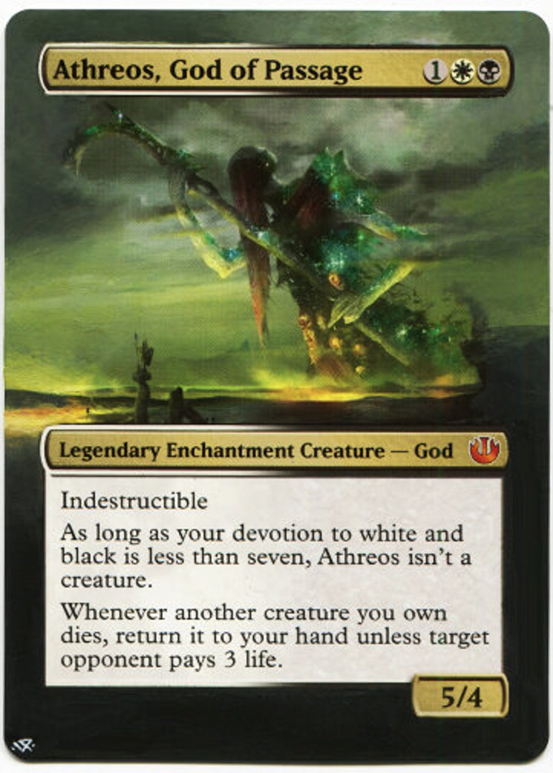 Mtg Altered Art Card-athreos, God of Passage - Etsy