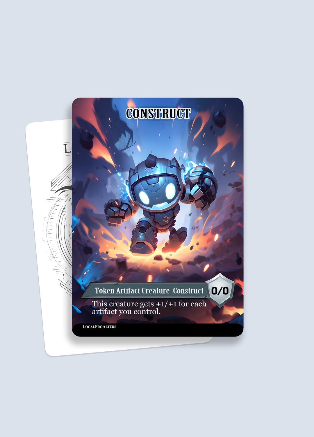 Construct Token #1 - Magic Custom Tokens for MTG - Etsy