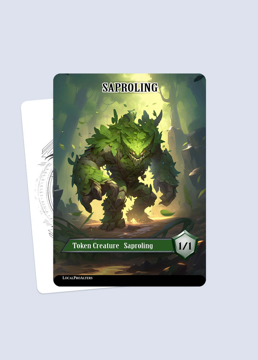 Saproling Token #1 - Magic Custom Tokens for MTG - Etsy