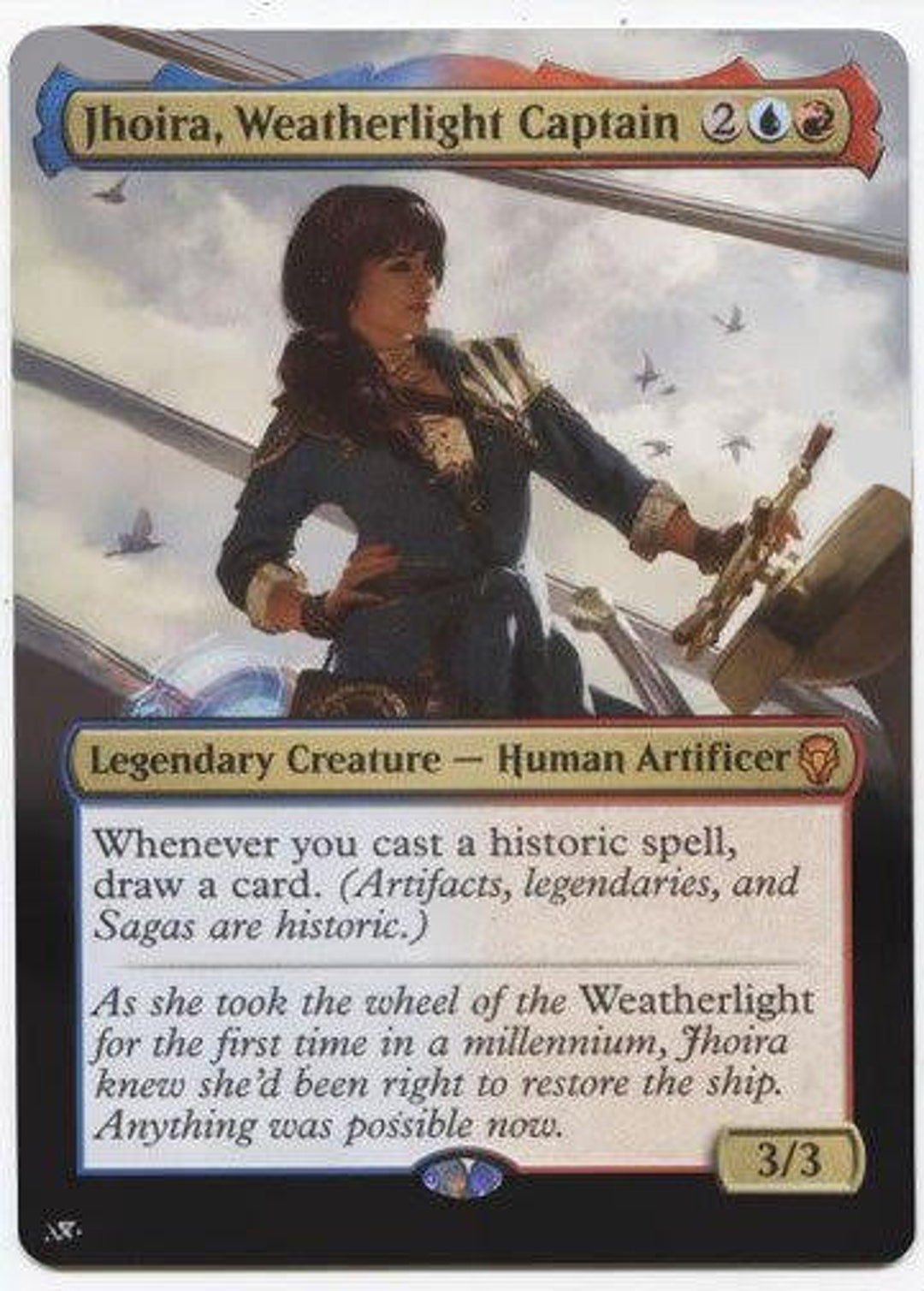 Mtg Altered Art Card-jhoira, Weatherlight Captain - Etsy