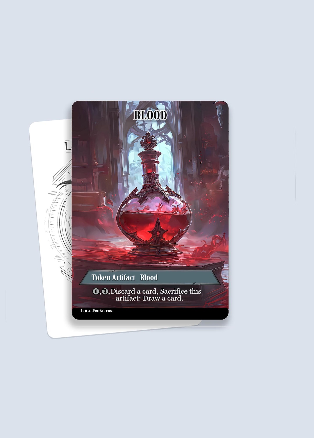 Blood Token #2 - Magic Custom Tokens for MTG - Etsy