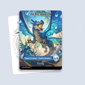 Faerie Dragon Token #1 - Magic Custom Tokens for MTG - Etsy
