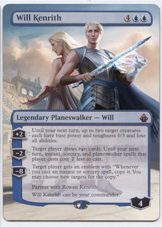 Mtg Altered Art Card-will Kenrith | Etsy