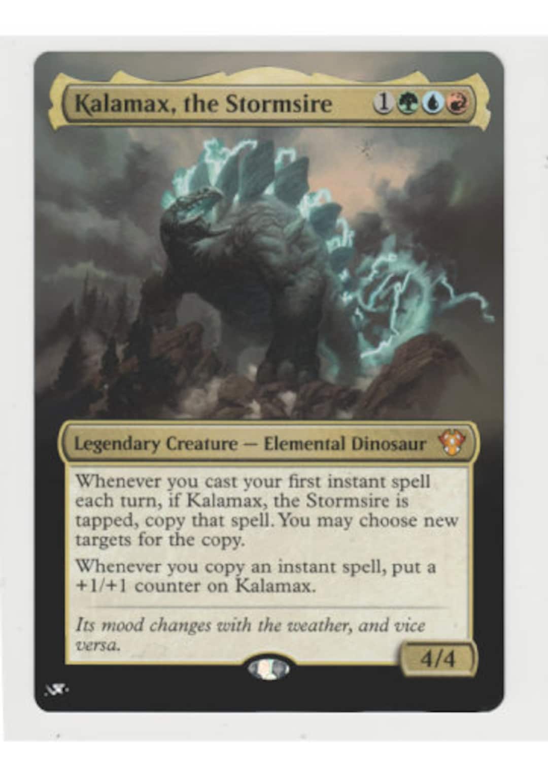 Mtg Altered Art Card-kalamax, the Stormsire - Etsy