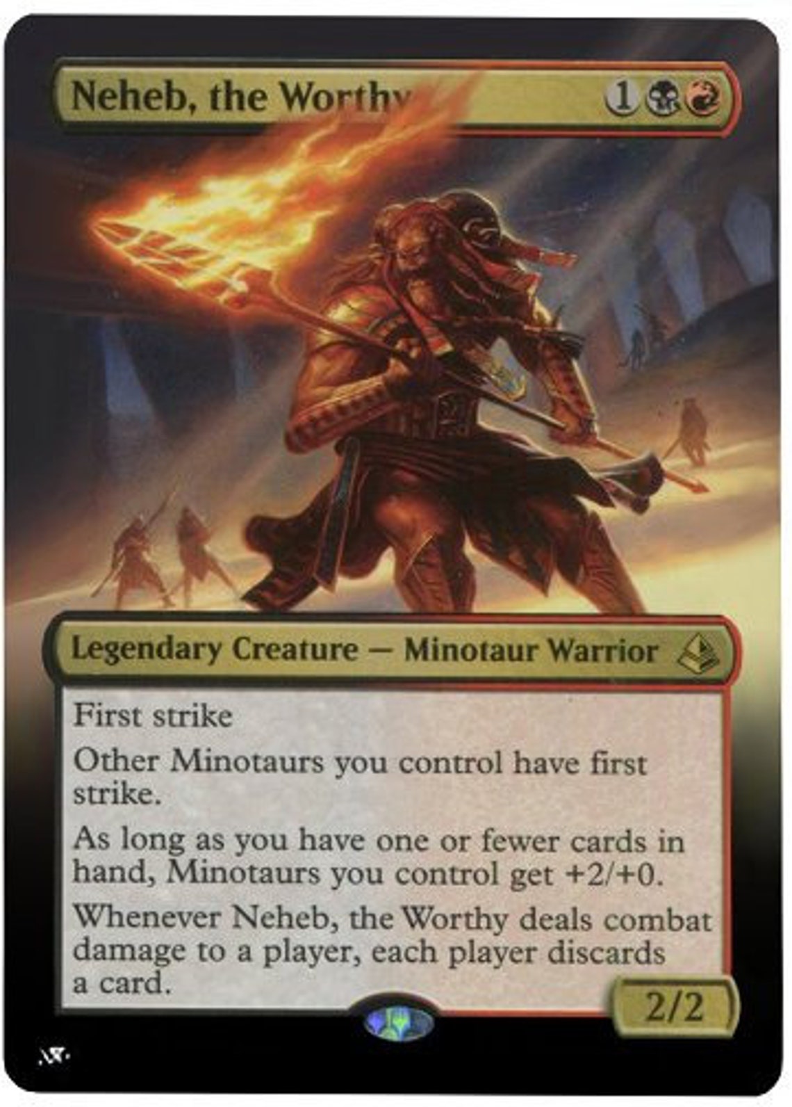 Mtg Altered Art Card Neheb the Worthy - Etsy