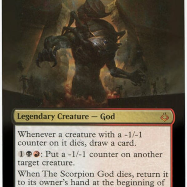 Mtg Scorpion God - Etsy